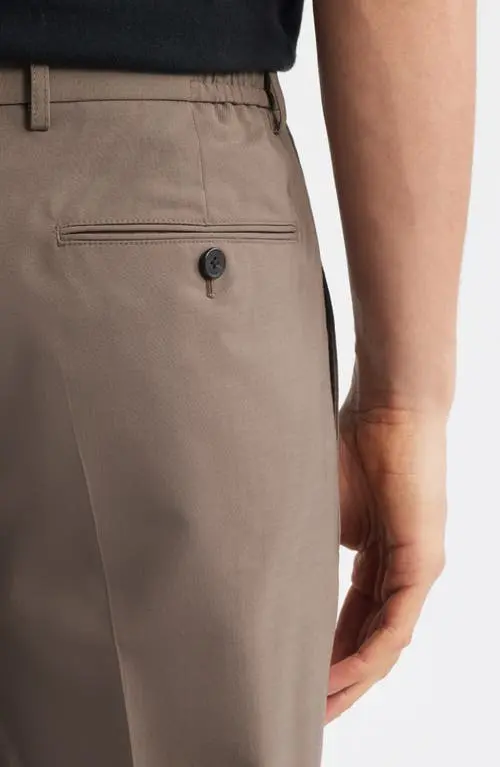 Theory Curtis Motion Wool-blend Trousers - Morel