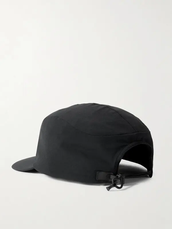 PORTAL Radius Logo-print Recycled-shell Cap - Black