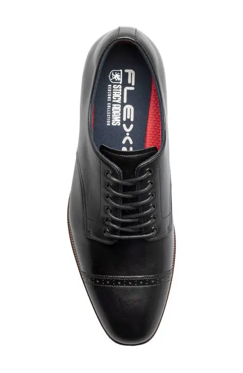 STACY ADAMS William Cap Toe Oxford - Black