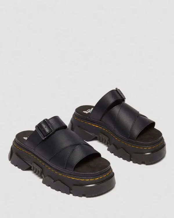Dr. Martens Mattison Platform Slide Sandals - Black