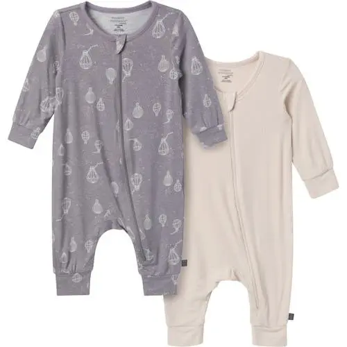 MODERN MOMENTS™ BY GERBER Footless Coveralls 2 Pack - Hot Air Balloon