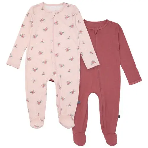 MODERN MOMENTS™ BY GERBER Sleep 'n Play With Mittens - Pink Roses