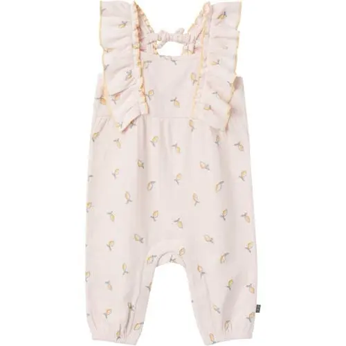 MODERN MOMENTS™ BY GERBER Ruffles Romper - Rose Lemons
