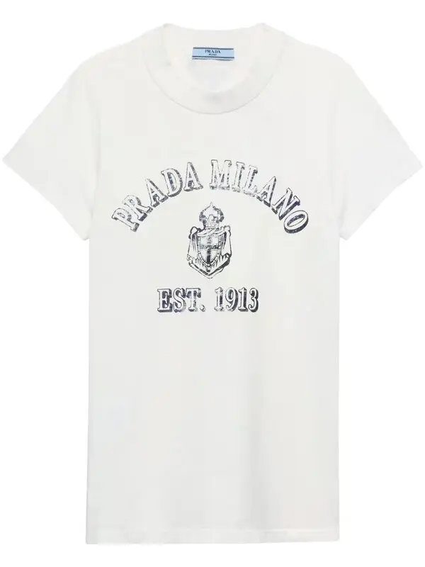 Prada Printed T-shirt - White