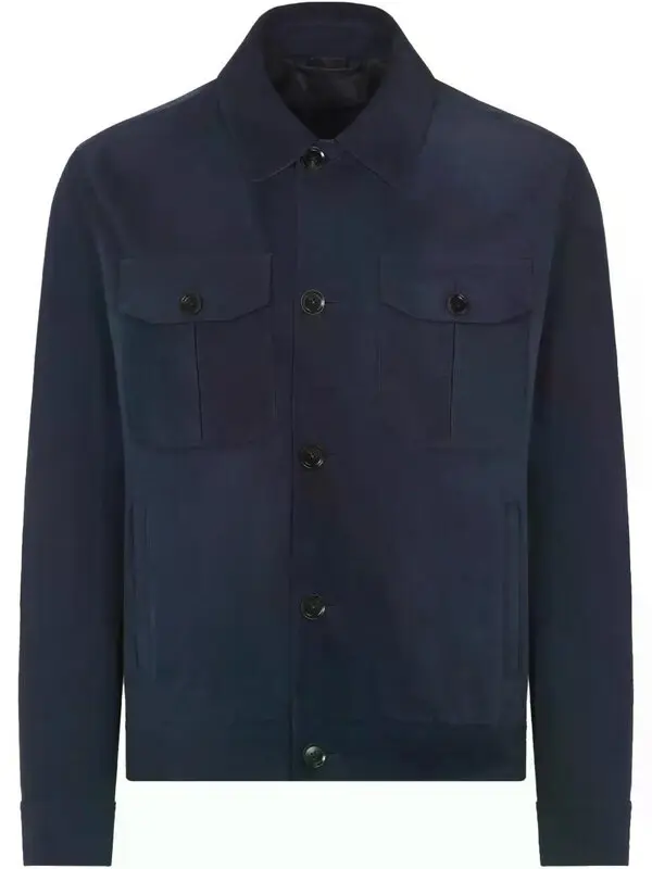 Brioni Cupro Shirt Jacket