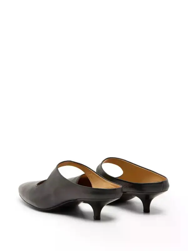 Marsèll Spinata Leather Mules - Black