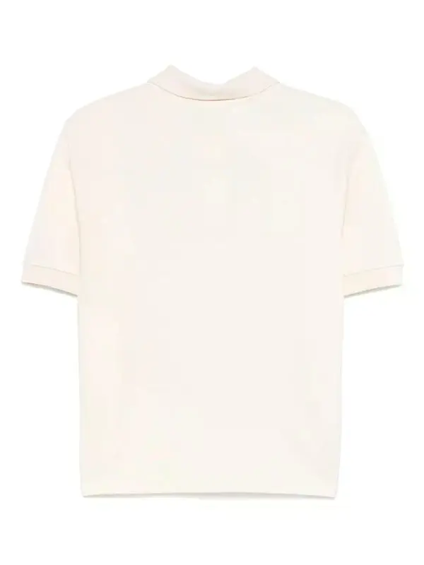SEEN USERS Name Crochet Paneled Polo Top