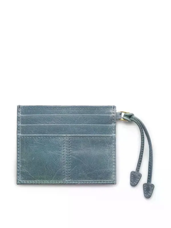 Prada Leather Cardholder - Blue
