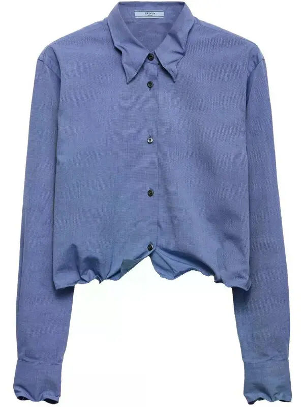 Prada Fil-à-fil Shirt - Blue