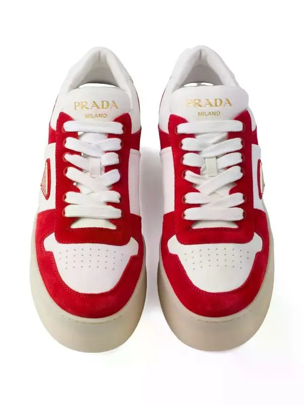 Prada Downtown Bold Sneakers - White