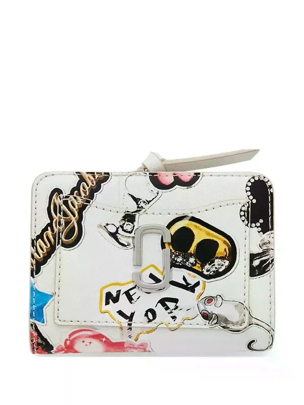 Marc Jacobs Mini The Sticker Patch Wallet - White