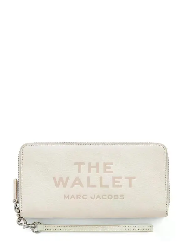 Marc Jacobs The Leather Continental Wallet - Neutrals