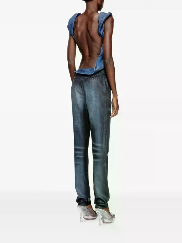 DIESEL® Asymmetric-design Jumpsuit - Blue