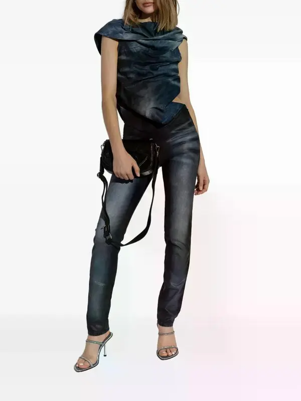 DIESEL® Asymmetric-design Jumpsuit - Blue