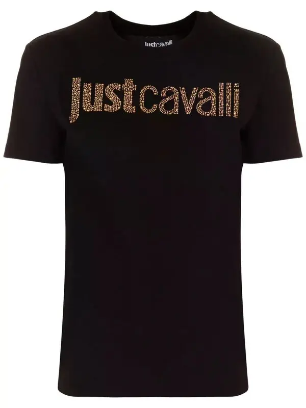 Just Cavalli Logo-print T-shirt - Black