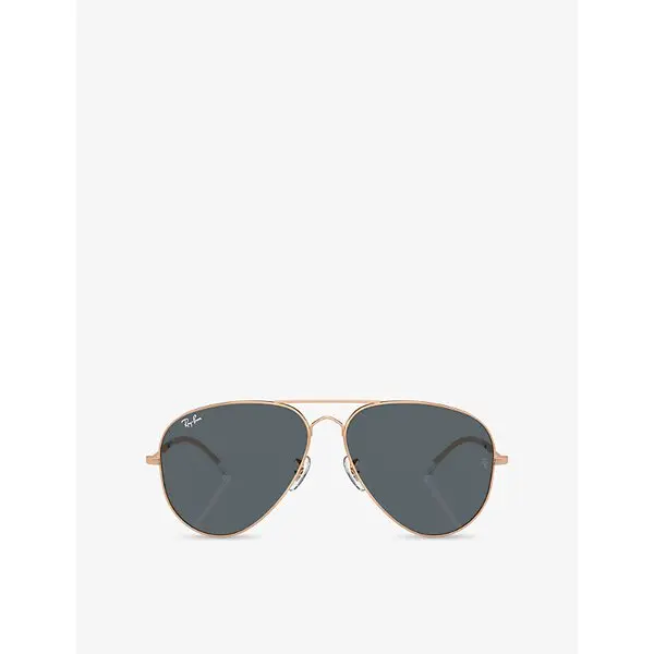 Ray-ban Aviator Metal Sunglasses - Gold