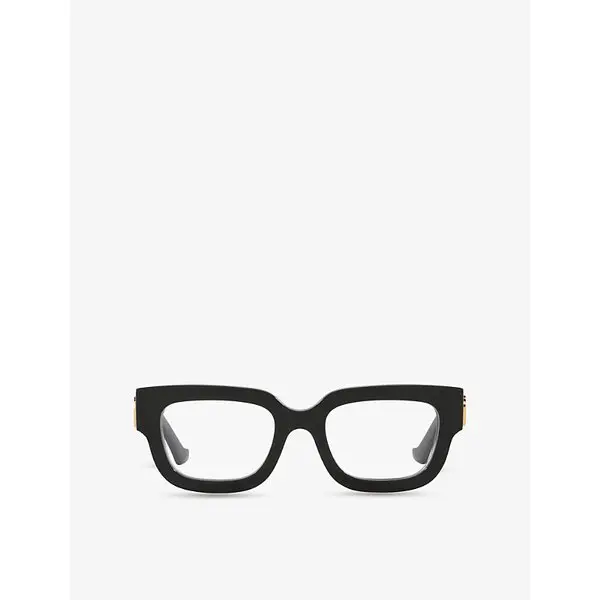 Gucci Gg1548o Rectangle-frame Optical Glasses - Black