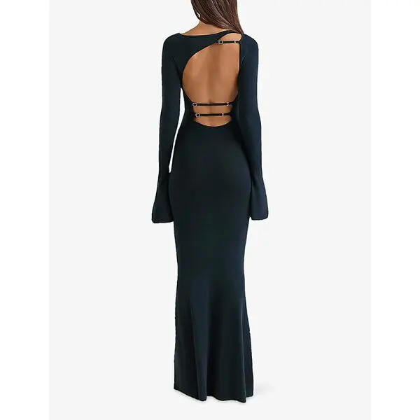 house of cb floor length dress House Of CB House Of CB Marcella Pleated Maxi Dress