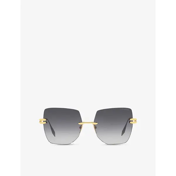 Dita D4000465 Irregular-frame Sunglasses - Gold