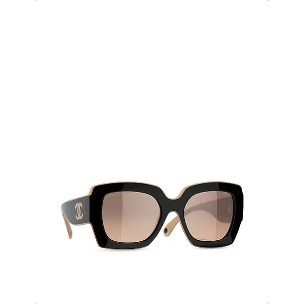 Chanel Square-frame Acetate Sunglasses