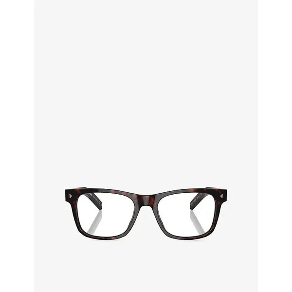 Prada Tortoiseshell Acetate Optical Glasses - Brown