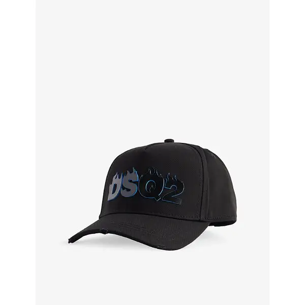 Dsquared2 Logo-embroidered Cotton Cap