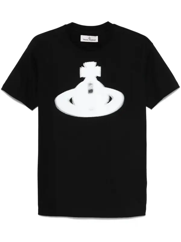 VIVIENNE WESTWOOD Halftone Orb T-shirt - Black