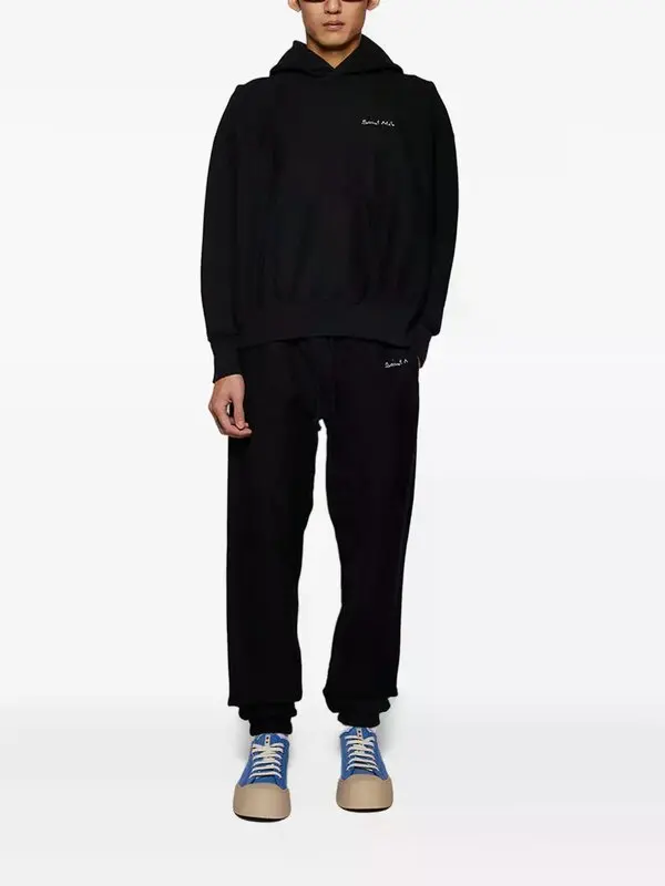 SAINT MXXXXXX Cotton Sweatpants - Black