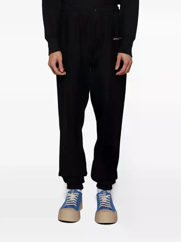 SAINT MXXXXXX Cotton Sweatpants - Black