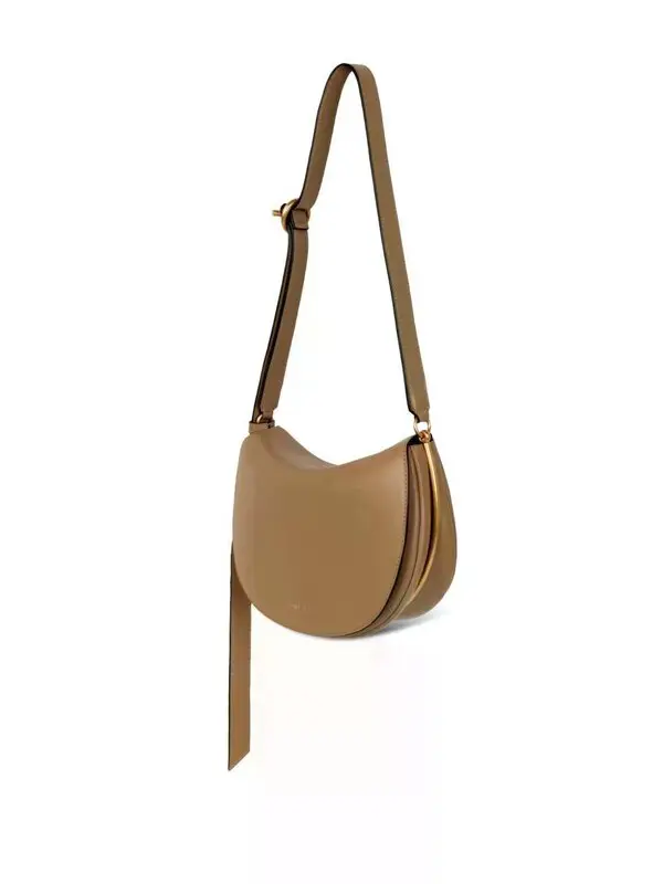 WANDLER Leather Crossbody Bag - Brown