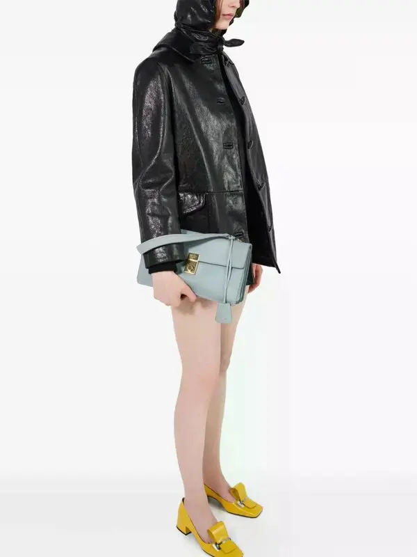 Prada Hooded Leather Jacket