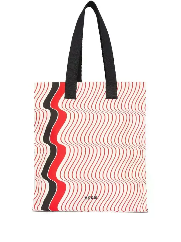 MSGM Printed Tote Bag