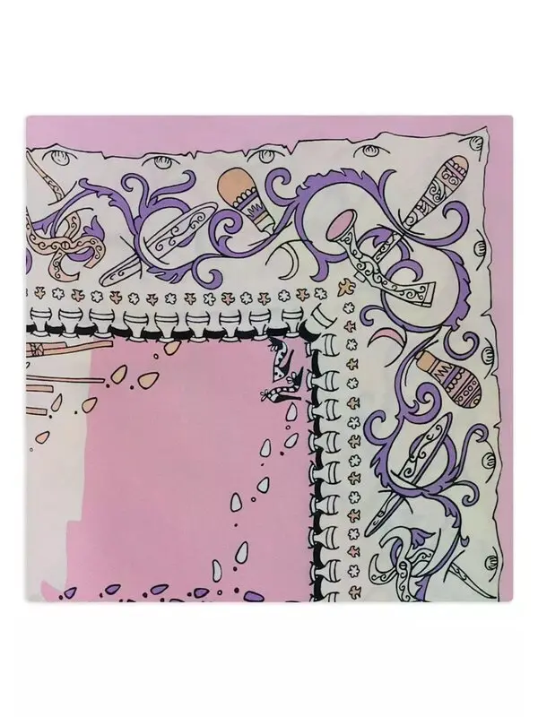 FERRAGAMO Abstract-pattern Scarf