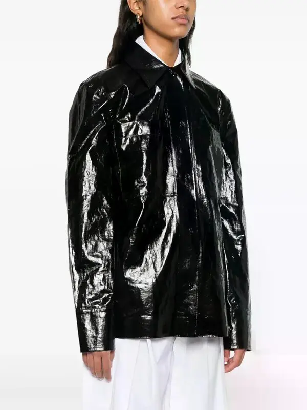 JIL SANDER Coated Linen Shirt
