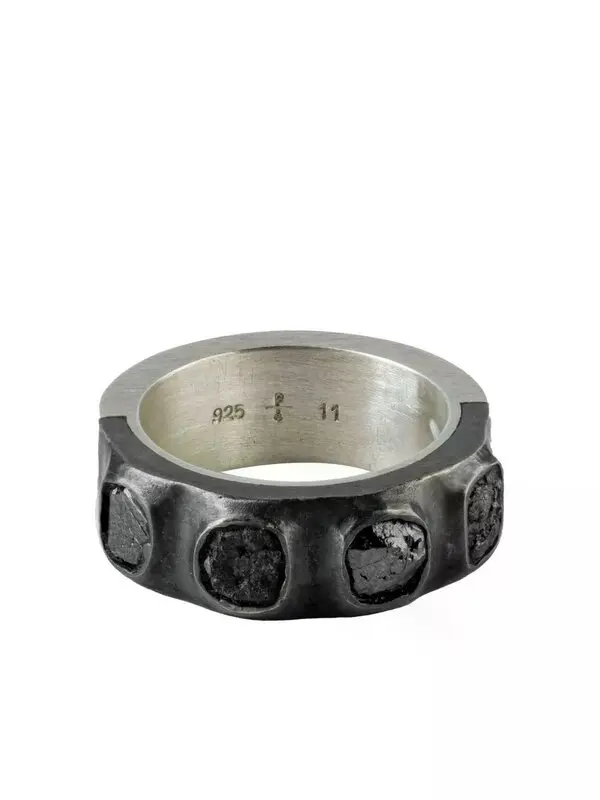 PARTS OF FOUR Sistema Diamond Ring - Silver
