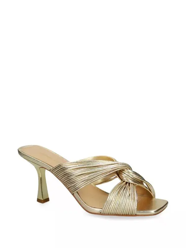 Michael Kors Alessia Heeled Sandals - Gold
