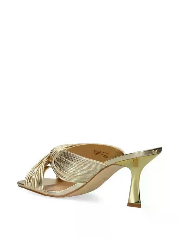 Michael Kors Alessia Heeled Sandals - Gold