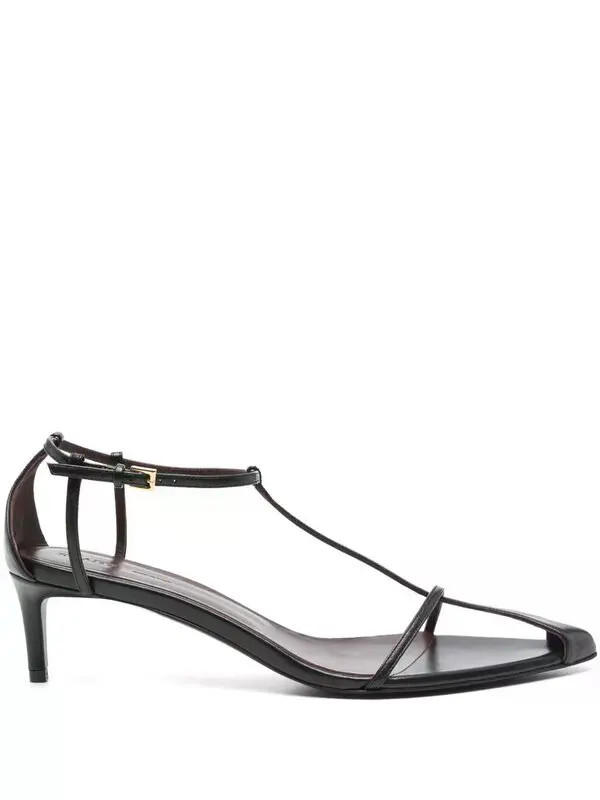 Khaite 55mm Bella Sandals - Black