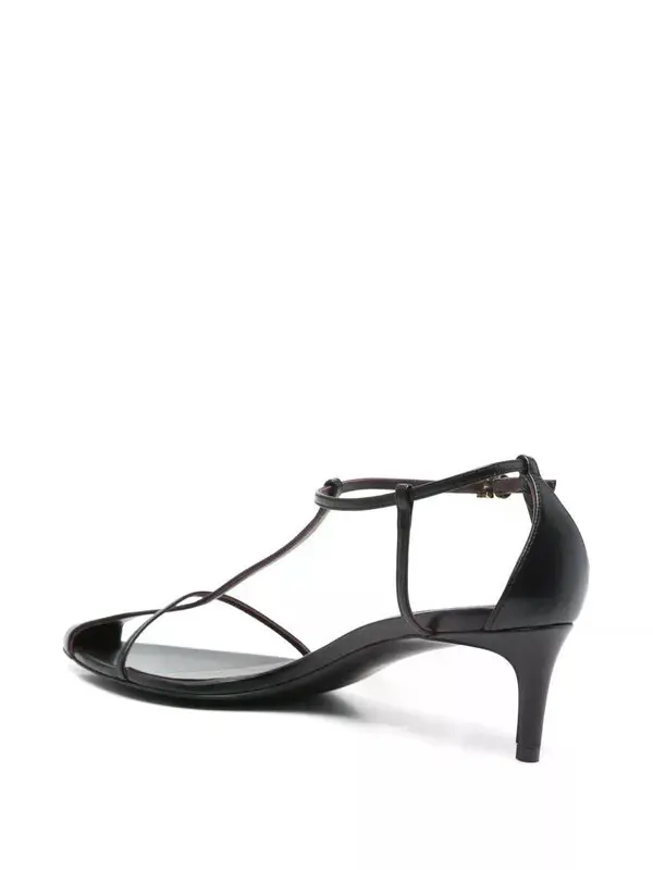 Khaite 55mm Bella Sandals - Black