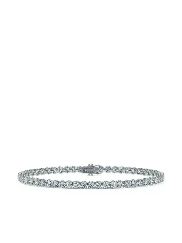TILLA 14kt Gold Diamond Tennis Bracelet - White