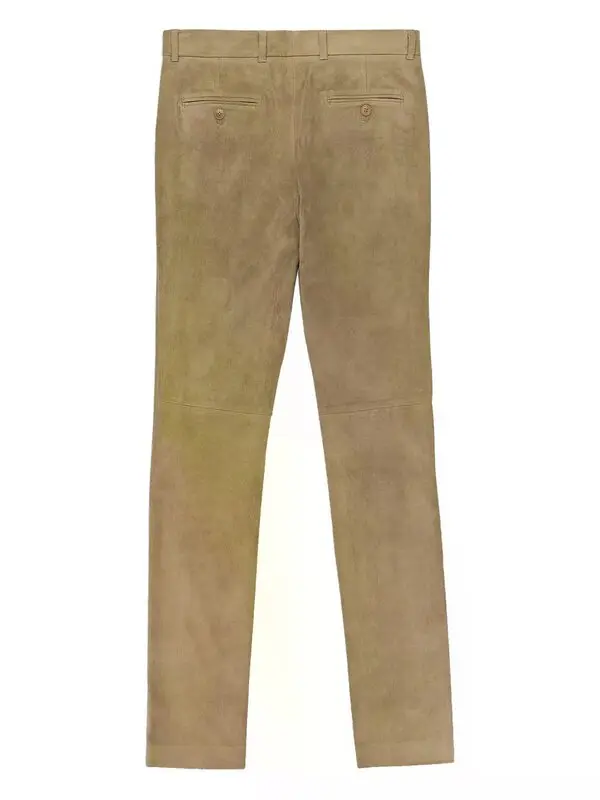 Loro Piana Leather Skinny Trousers
