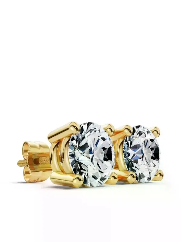 TILLA 14kt Gold Diamond Stud Earrings