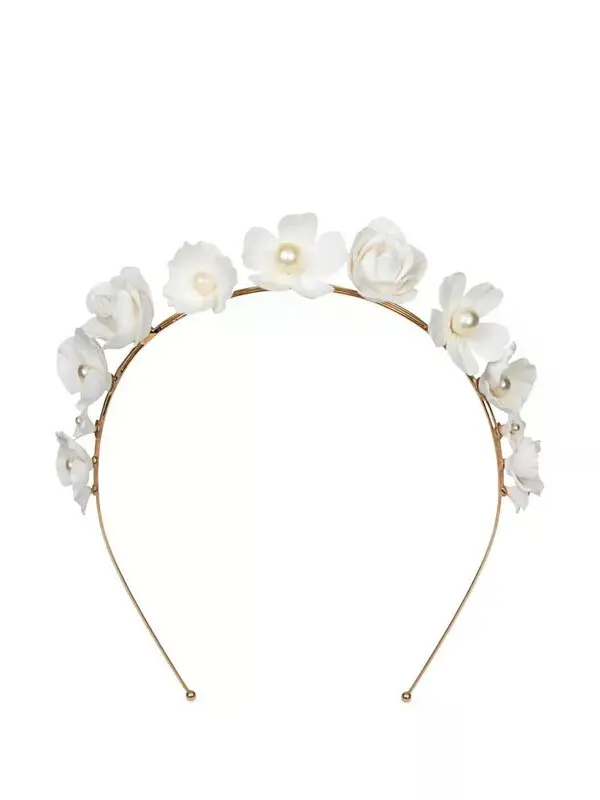 JENNIFER BEHR Karissa Headband - White