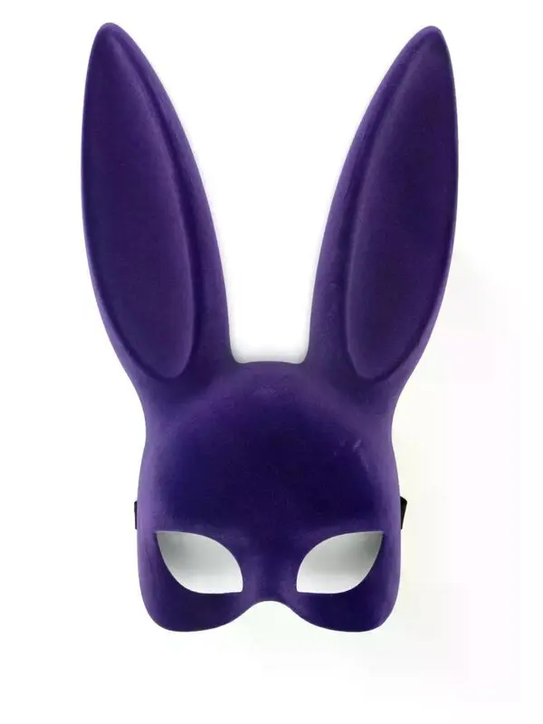 MAISON CLOSE Velvet Bunny Mask - Purple