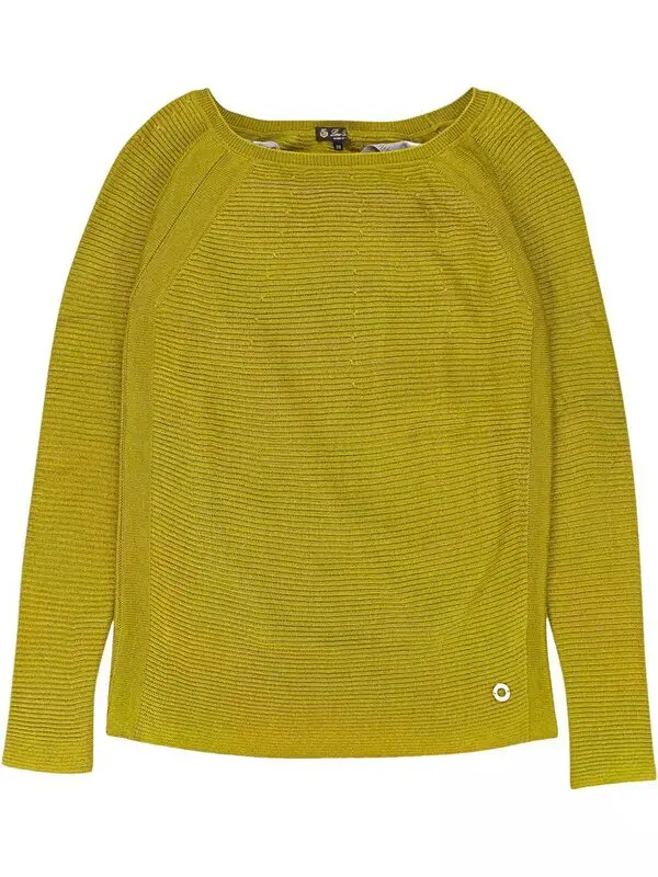 Loro Piana Boat-neck Cashmere Sweater - Yellow