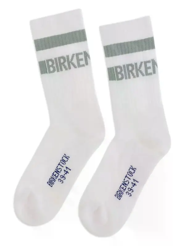 BIRKENSTOCK Logo-print Socks - White