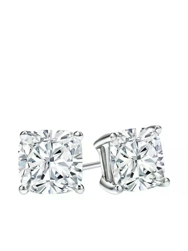 TILLA Luxsly 14kt Gold 4 Carat Diamond Stud Earrings