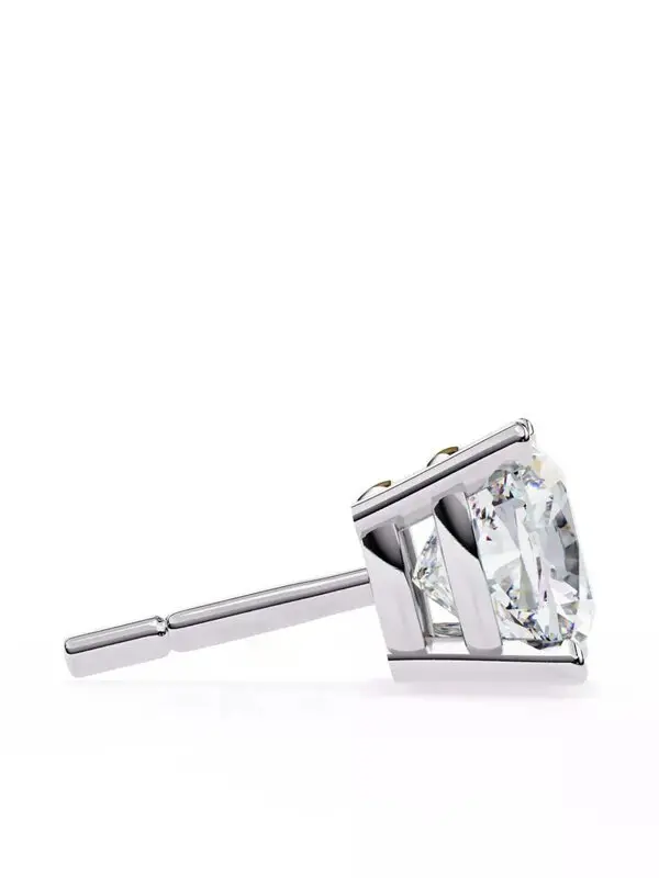 TILLA Luxsly 14kt Gold 4 Carat Diamond Stud Earrings