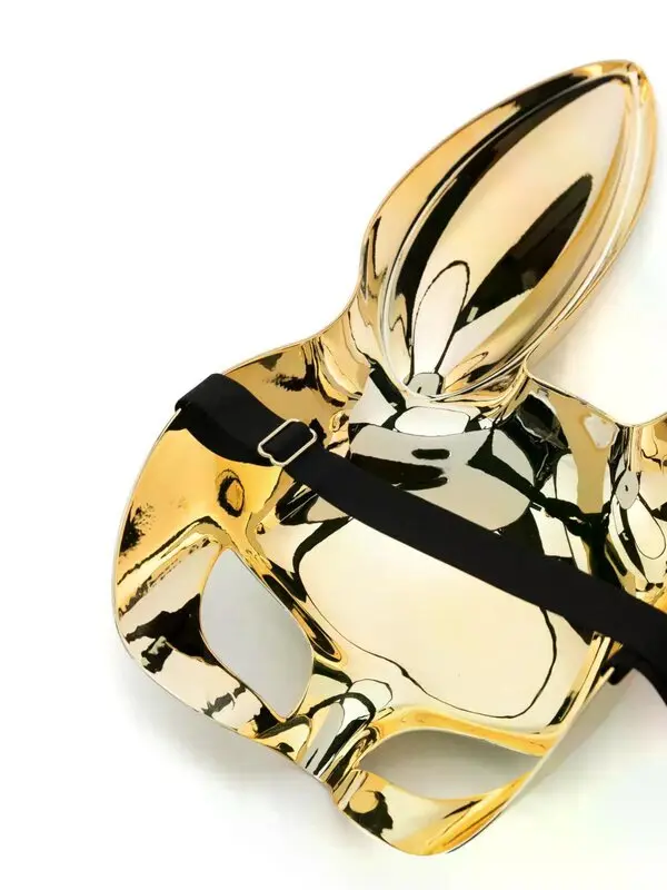 MAISON CLOSE Mirror Bunny Mask - Gold