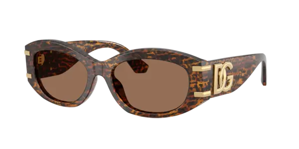 Dolce & Gabbana Full Rim Sunglasses - Dark Brown
